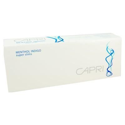 CAPRI MENTHOL INDIGO 100 BOX – Georgia Wholesale